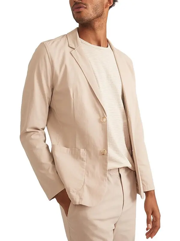 Marine Layer Breeze Stretch Blazer - Stone