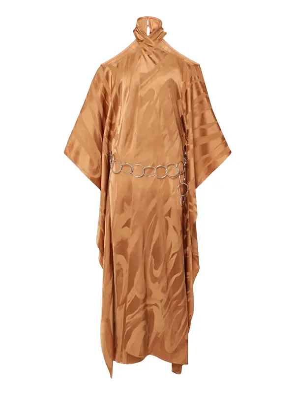 TALLER MARMO Mambo Psychedelia Kaftan - Brown