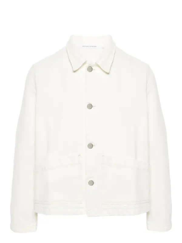 SUNFLOWER Denim Shirt Jacket - Neutrals