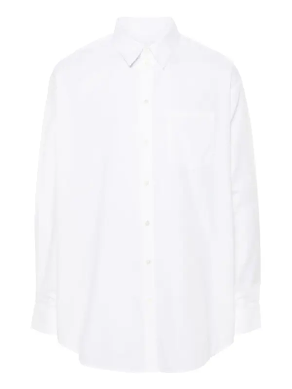 Helmut Lang Poplin Cotton Shirt - White