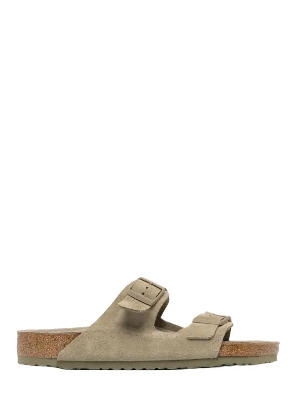 BIRKENSTOCK Arizona Suede Sandals - Neutrals