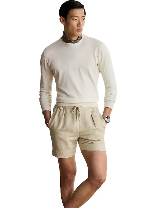Ralph Lauren Silk-linen Short - Summer Sand
