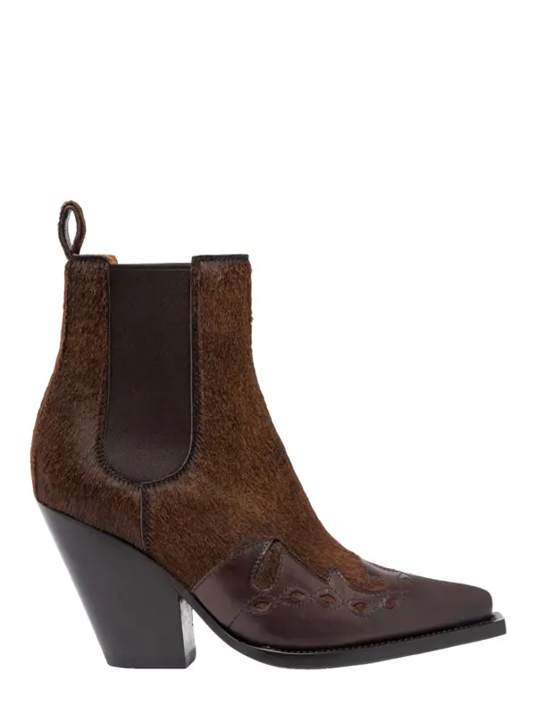 BOTTERO 90mm Leather Boots - Brown
