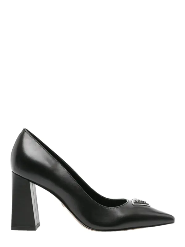 Guess 85mm Barson Leather Pumps - Black