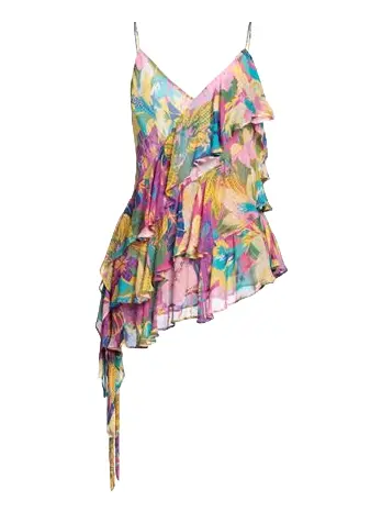 MSGM Top Fuchsia Viscose - Pink