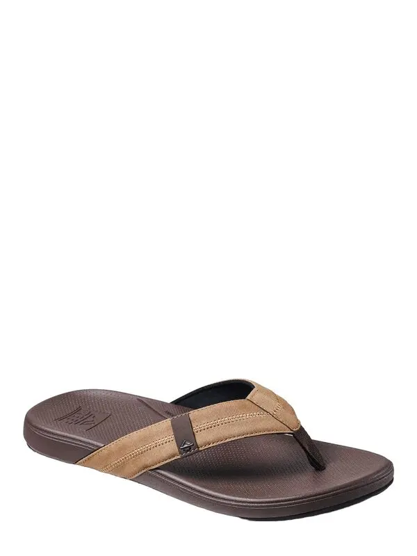 Reef Cushion Thong Sandal - Brown/tan