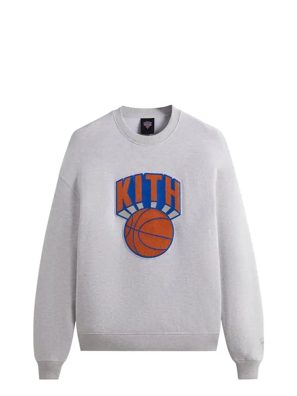 Kith For The New York Knicks Retro Ny Nelson Crewneck - Grey