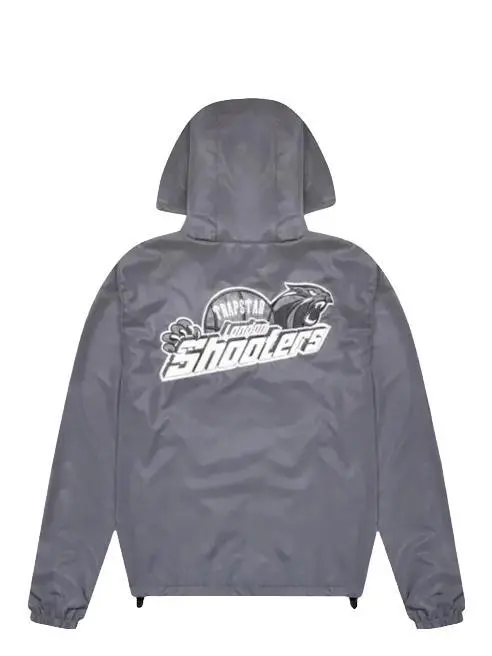 Trapstar Decoded Windbreaker Jacket - Black/reflective
