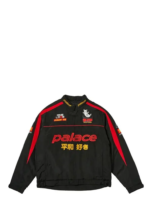 PALACE Faster Jacket - Black/red
