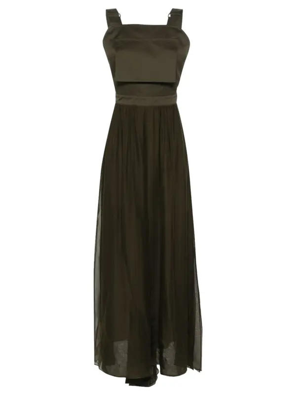 Max Mara Sleeveless Midi Dress - Green
