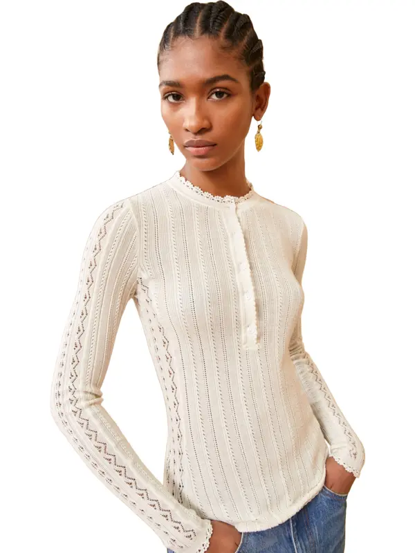 Ulla Johnson Delia Top - Alabaster