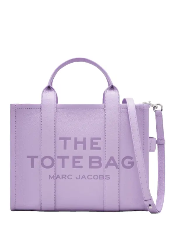 Marc Jacobs Leather Tote Bag - Purple