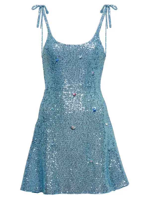 ROBERTA EINER Sequined Minidress - Blue