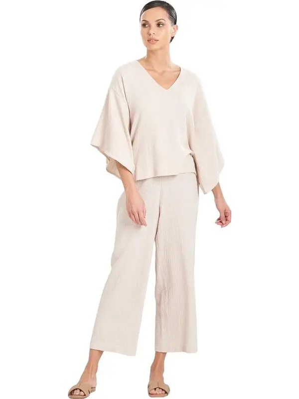 Natori Onsen Top - Brown / Neutral