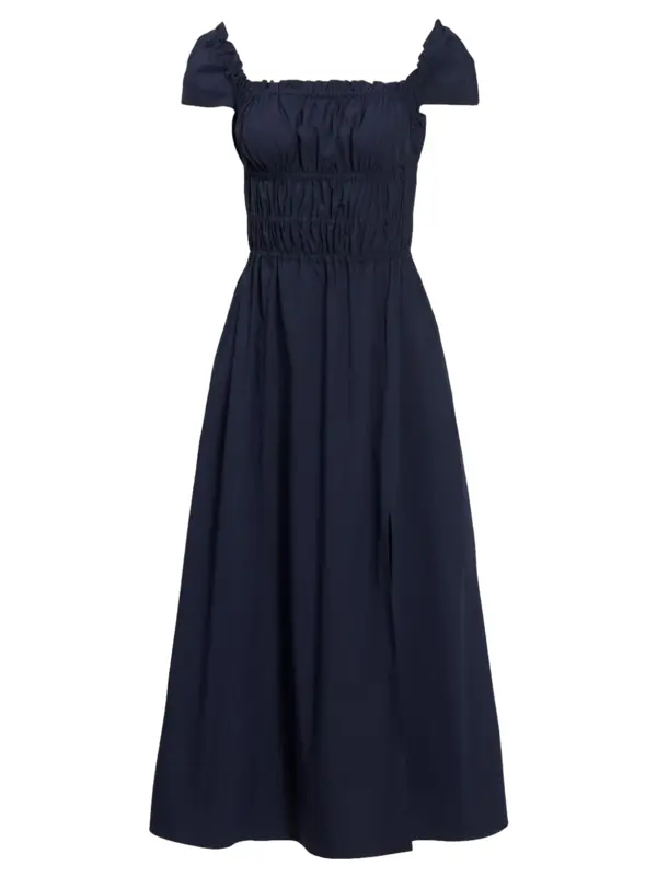 Altuzarra Lily Cotton Midi Dress - Blue