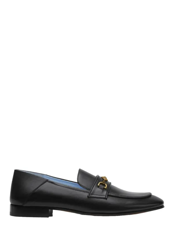 Versace Medusa '95 Leather Slippers - Black