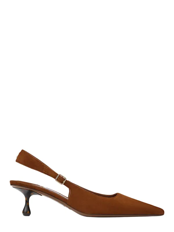 JIMMY CHOO Amel 50 Slingback Pumps - Brown