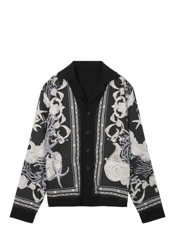 Versace Barocco Sea Reversible Cardigan - Black