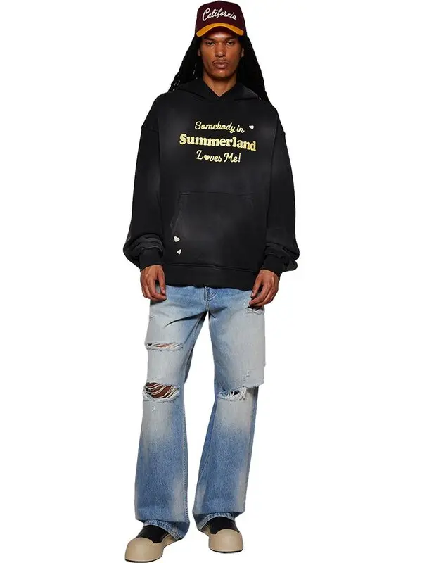NAHMIAS Loves Me Hoodie - Sunfade Black