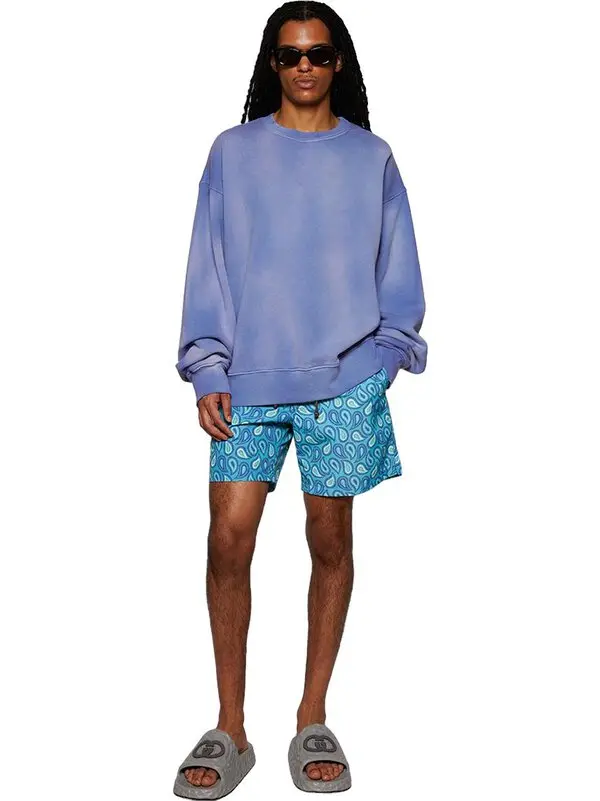 NAHMIAS Sunfaded Crewneck Sweatshirt - Sunfade Ocean