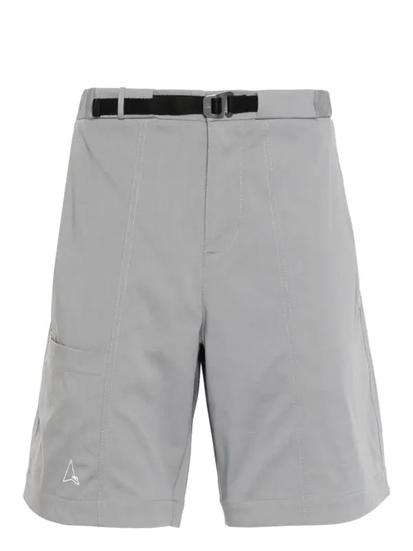 ROA Logo-print Shorts - Grey