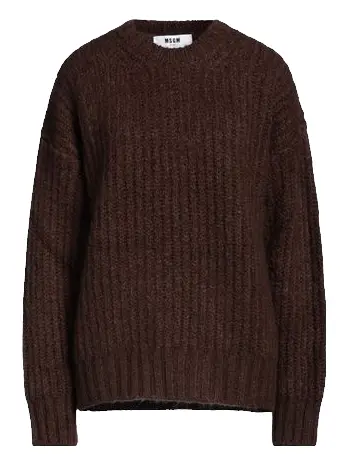 MSGM Knitted Sweater - Brown