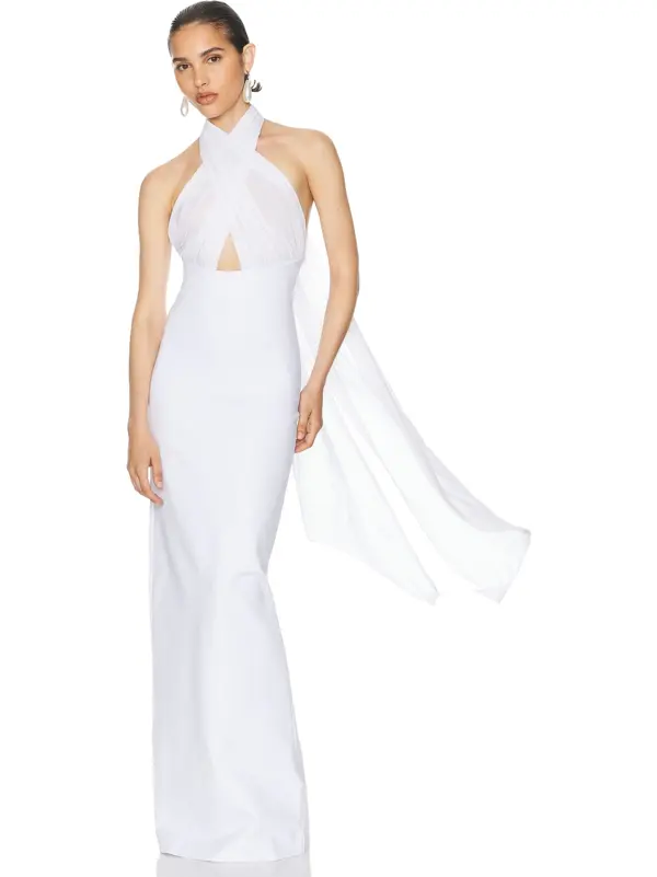 HELSA The Amber Dress - White