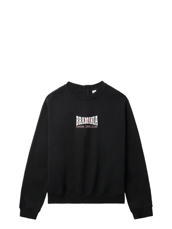 Random Identities Sweatshirt With Bramania Logo - 1 Black