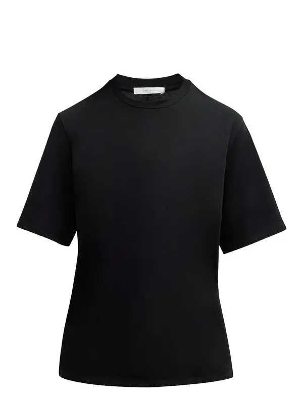 THE ROW Chiara Jersey T-shirt - Black