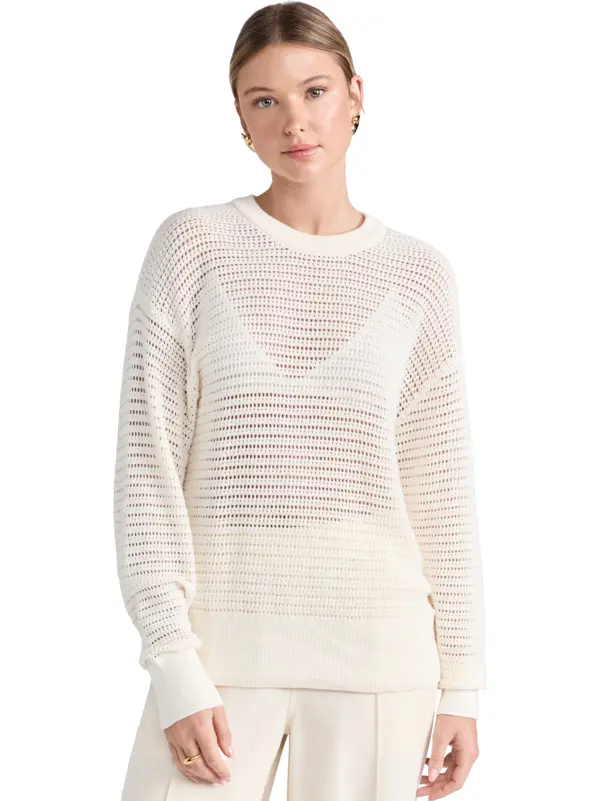 Varley Kershaw Crewneck Sweatshirt - Egret