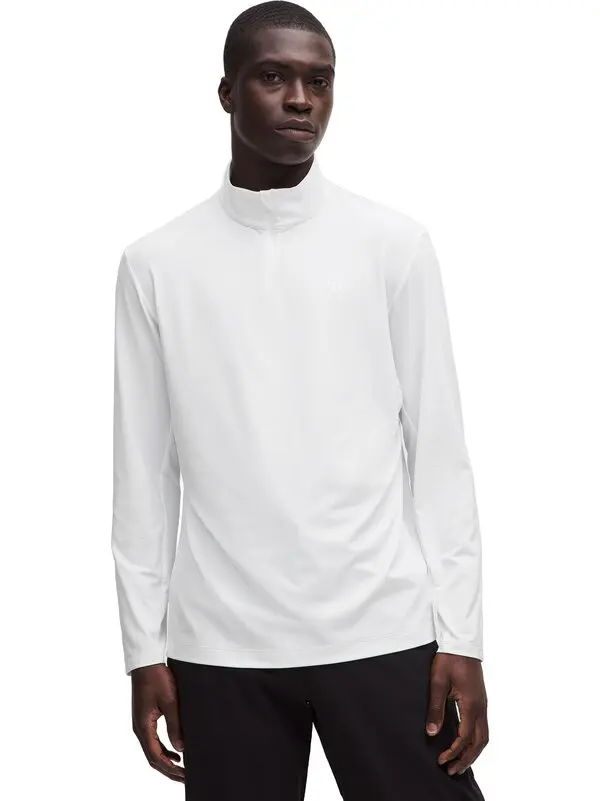 Lululemon Logo Sport Long-sleeve Half Zip - White
