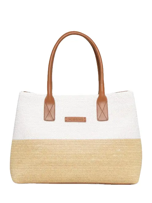 M. Gemi The Barbara Tote - White