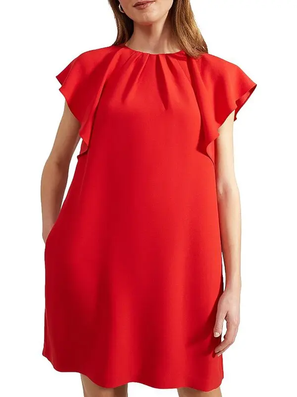 HOBBS LONDON Rosario Dress - Cherry Red