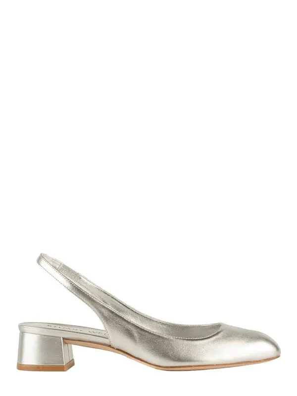 STUART WEITZMAN Vivienne 35 Slingback - Silver