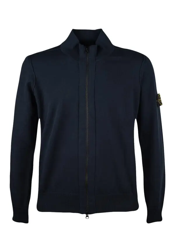 Stone Island Cotton Cardigan - Blue