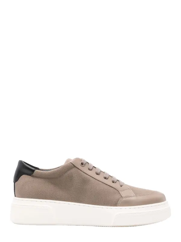 Giorgio Armani Lace-up Sneakers - Neutrals