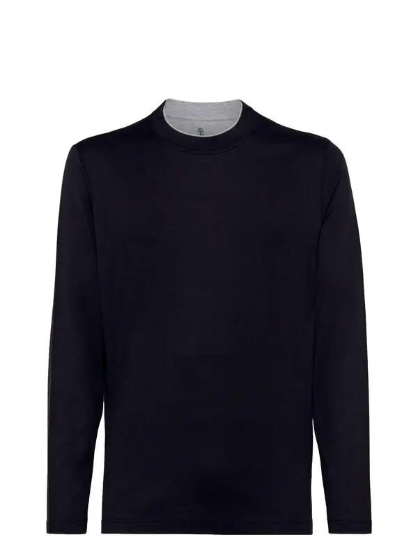 Brunello Cucinelli Jersey T-shirt - Blue