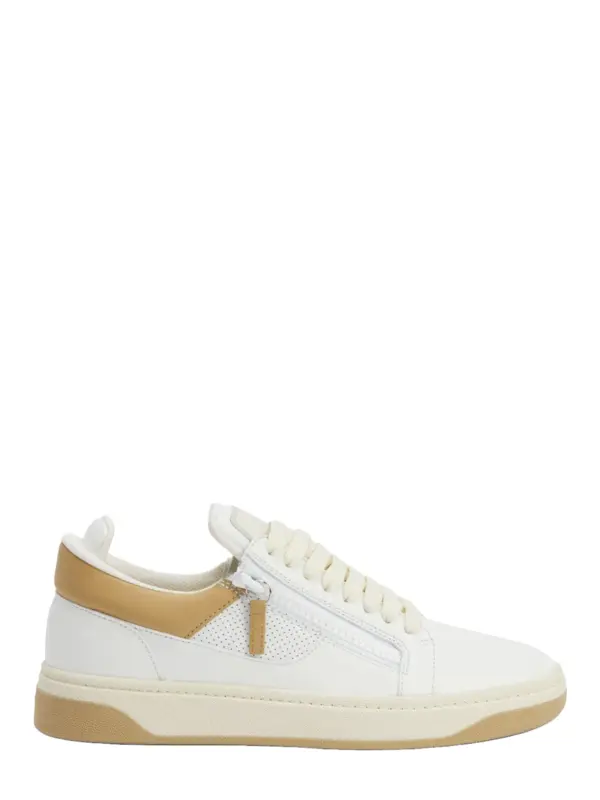 GIUSEPPE ZANOTTI Logo-patch Sneakers - White
