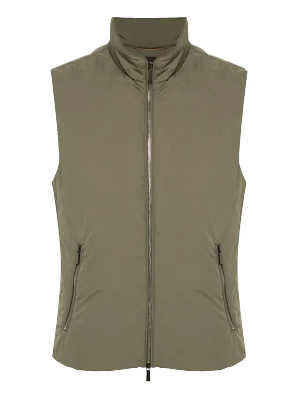 MOORER Senio-skt Padded Gilet - Green