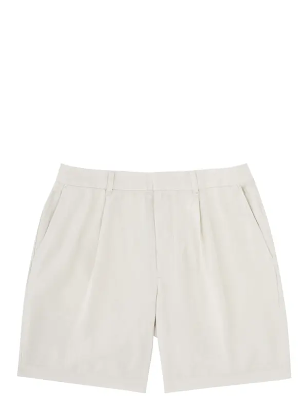 Rag & Bone Elliot Linen Shorts - Ecru