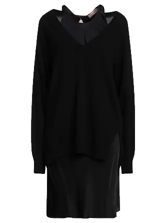 TWINSET Midi Flared Dress - Black