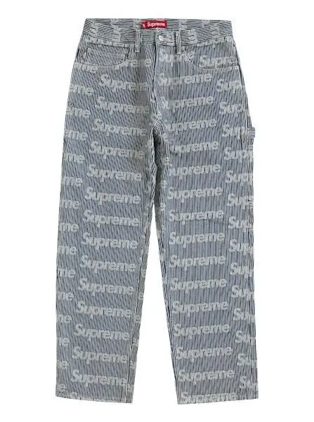 Supreme Denim Painter Pant - Stripe