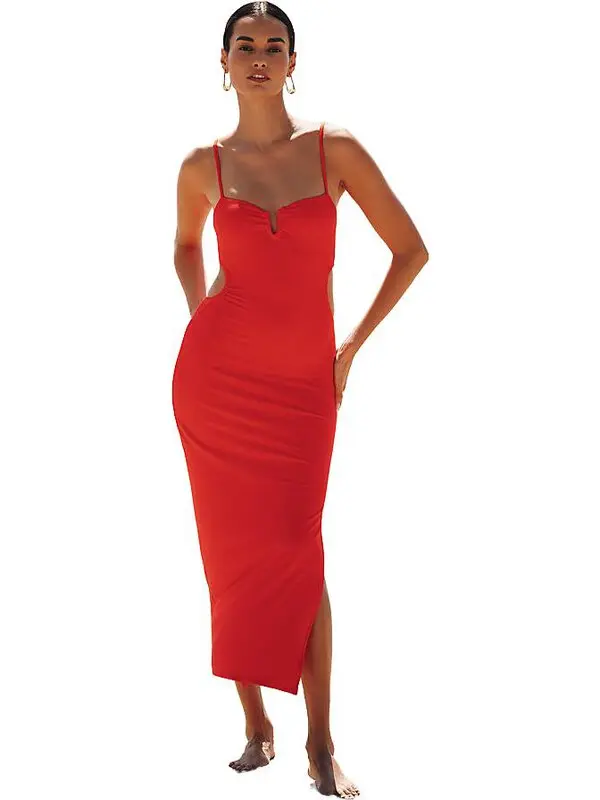 L*Space Cameron Midi Dress - Flame