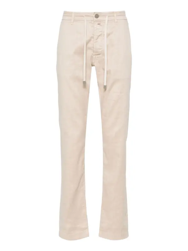 Jacob Cohen Pharrel Carrot-cut Trousers - Neutrals