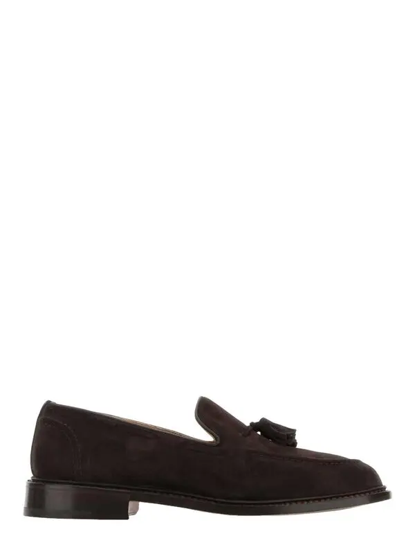 TRICKER'S Suede Elton Loafers - Brown