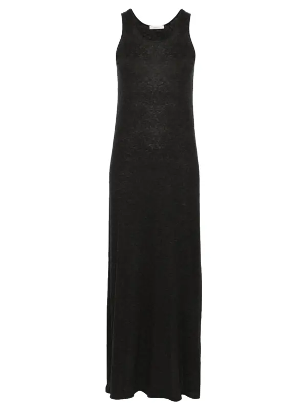THE ROW Farissa Mélange Maxi Dress - Grey