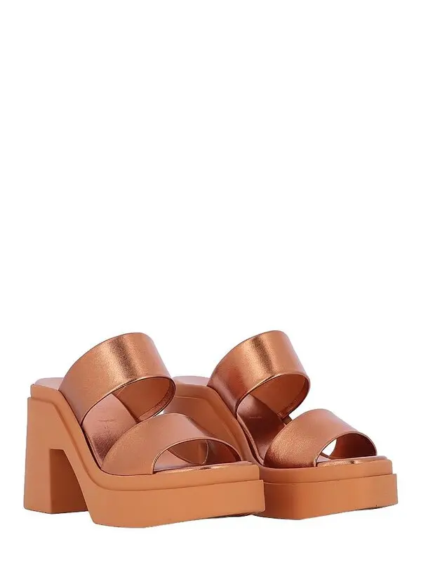 Clergerie Next Platform Sandals - Copper
