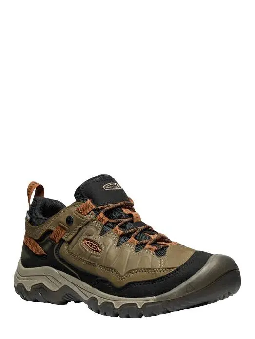Keen Targhee Iv Waterproof Hiking Shoe - Sea Turtle/ Roasted Pecan