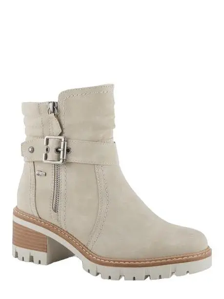 SPRING STEP SHOES Smokies Faux Fur Bootie - Light Grey