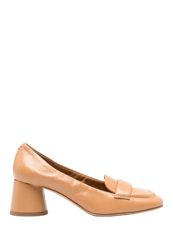 HALMANERA 60mm Cala 23 Leather Pumps - Brown